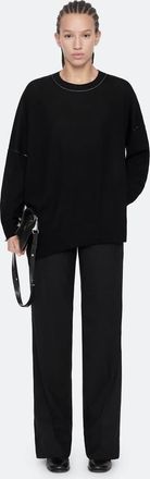 AllSaints Martel Pullover in Schwarz
