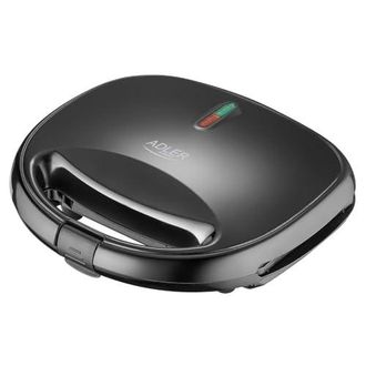 Adler Europe AD 3071 Nuss-Maker, Nussbackautomat, Nusskeksbereiter f&uuml;r 12 Kekse, Antihaftplatten, 2-min&uuml;tiger Backzyklus, Cool-Touch-Griffe, 750W, Schwarz - Perfek