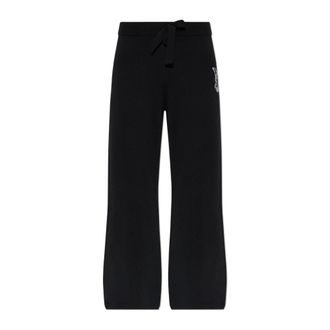 Amiri Wollhose mit Logo - - Trousers - Damen - Schwarzk - XS