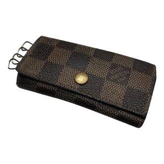 Louis Vuitton Porte-cl&eacute;s en cuir Pre-owned - Femme - Pre-owned - Brun - Taille: ONE Size