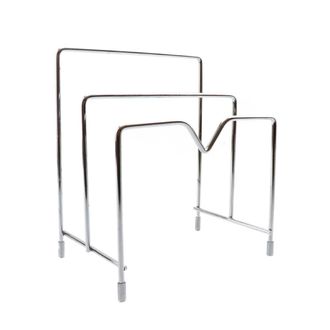 Artibetter PAMINGONO 2 St&uuml;ck Teiliges Edelstahl Ablage Abtropfgestell f&uuml;r Schneidebretter und Teller Platzsparender K&uuml;chenorganizer f&uuml;r Arbeitsplatte und Schrank