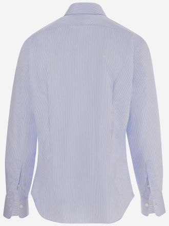 Alessandro Gherardi Mens Striped Cotton Shirt Multicolour