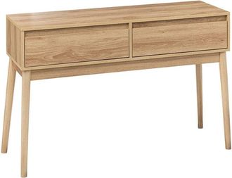 5five Simply Smart 5five Simply Smart - Console 2 tiroirs effet ch&ecirc;ne naturel abana - 5five