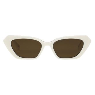 AllSaints AllSaints - Katzenauge-Sonnenbrille f&uuml;r Damen (Cremefarbe)