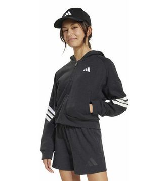 adidas Future Icons 3 Stripes Full Zip Jr - Kapuzenpullover - M&auml;dchen