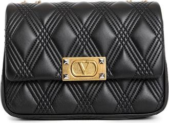 Valentino Garavani Femme, Sacs, Noir, Taille: ONE Size Quiltie 67 Medium Shoulder Bag