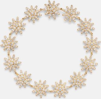 David Yurman Armband Starburst aus 18kt Gelbgold (750/1000) mit Diamanten