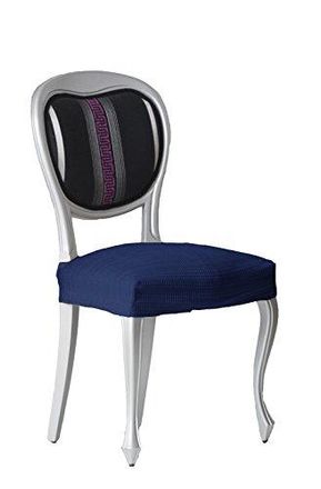 Eysa Aquiles elastisch stuhlbezug, Pack 2, Farbe 03-blau, Polyester-Baumwolle, 33 x 22 x 4 cm, 2-Einheiten
