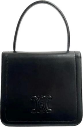 Celine Pre-owned Cuir sacs-main - Femme - Pre-owned - Noir - Taille: ONE Size