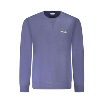 Wrangler Long Sleeve Sweatshirt - - Sweatshirts & Hoodies - Herren - Blau - M