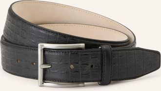 Lindenmann Lindenmann Lederg&uuml;rtel schwarz