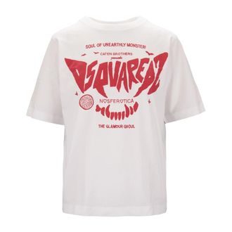 Dsquared2 T-Shirt - - Tops - Damen - Wei&szlig; - S