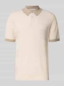 Scotch & Soda Regular Fit Poloshirt mit Strukturmuster