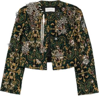 Dries Van Noten Femme, Vestes, Multicolore, Taille: 40 FR Veste Courte