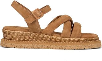 Luca Grossi Femme, Chaussures, Beige, Taille: 40 EU Sella Sandal