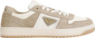 Prada Downtown Re-Nylon and Suede Sneakers