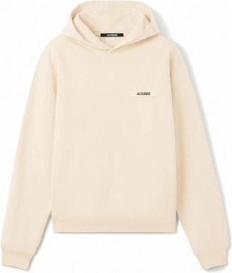 Jacquemus Herren Hoodie mit Grosgrain-Logo