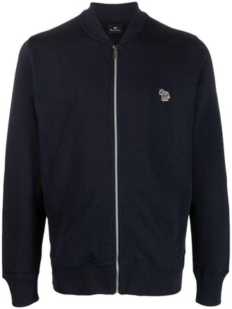 Paul Smith cardigan Big Pony à fermeture zippée - Bleu