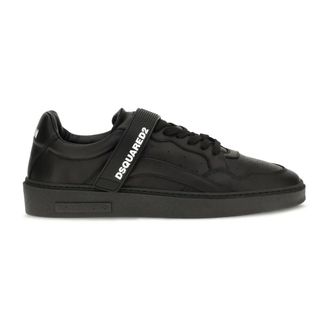 Dsquared2 Sneakers mit Lederriemen - - Shoes - Herren - Schwarzk - 43 1/2 EU