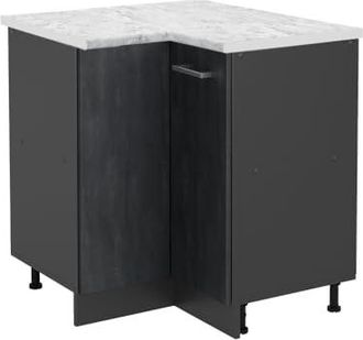 Vicco Meuble dangle R-Line, B&eacute;ton Noir/Anthracite, 75.6 cm PT Marbre