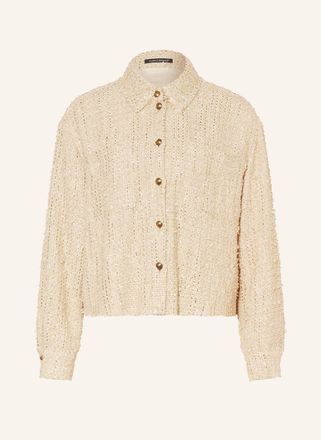 Luisa Cerano Luisa Cerano Tweed-Jacke Mit Glitzergarn beige