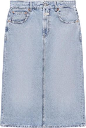 Closed Femme, Jupes, Bleu, Taille: W27 Jupe en jean avec fermeture &eacute;clair