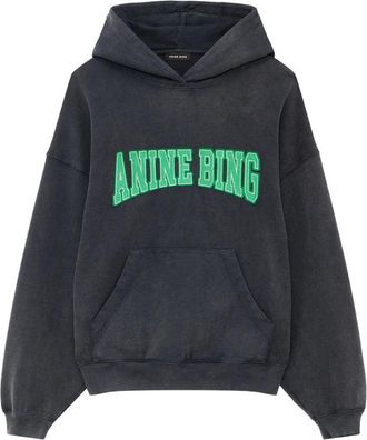Anine Bing Harvey Sweatshirt - Washed Black