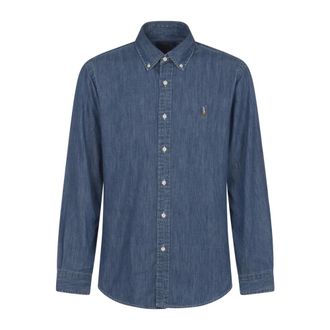 Polo Ralph Lauren Homme, Chemises, Bleu, Taille: S Chemise en denim coupe personnalis&eacute;e