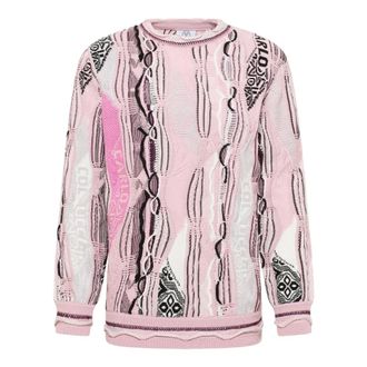 Carlo Colucci Homme, Pulls, Multicolore, Taille: XL Pull en Tricot