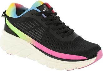 Easy Spirit Femme Mel20, Noir-multi-arc-en-ciel, 38.5 EU