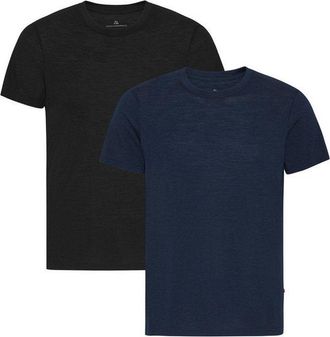 Danish Endurance T-Shirt Premium Merino (2er Pack) Sport & Outdoor Funktionshirt, Anti-Schwei&szlig;, weich & leicht
