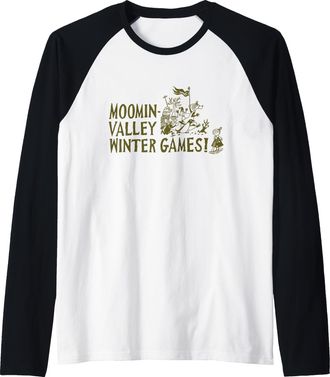 Moomin Olive Moominvalley Winterspiele! Sports Mymble & Co Raglan