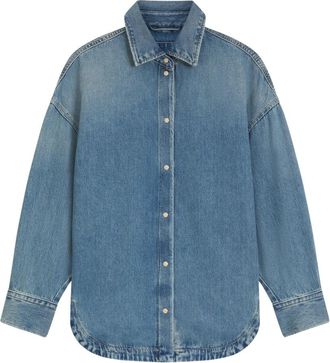 HUGO BOSS C_Overshirt 4.0 - - Blouses & Shirts - Damen - Blau - XS