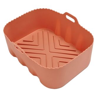 Generico Fryus Silikoneinsatz - Luft-Frying-Bäckerei aus Silikon | wiederverwendbare Frisen-Missionen | hitzebeständige Lebensmittel - rechteckiger Backofen | 