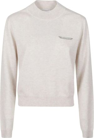 Brunello Cucinelli Rollkragenpullover aus Monile-Kaschmir - Nude