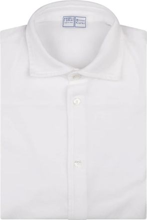 Fedeli Homme, Chemises, Blanc, Taille: M Steve Piquet Shirt