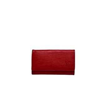Louis Vuitton Portefeuille en cuir Pre-owned - Femme - Pre-owned - Rouge - Taille: ONE Size