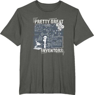 Disney Phineas und Ferb Inventions Schematic T-Shirt