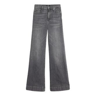 7 For All Mankind Slim-Fit Graue Denim Jeans - - Jeans - Damen - Grau - W25