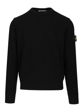 Stone Island Pull Col Rond - Noir
