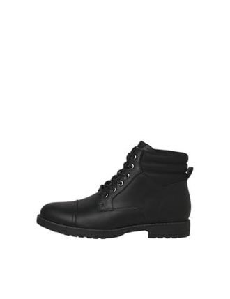 Jack & Jones Homme PU Boot Jfwdewsbury Bottes en polyuréthane, Anthracite, 41 EU