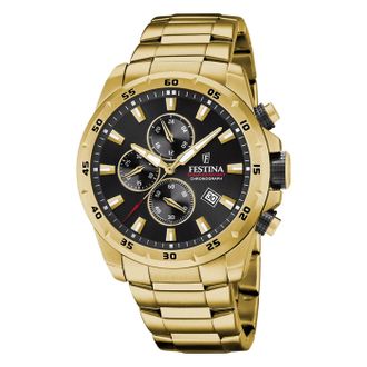 Festina Uhren - Chrono Sport Uhr - Gr. unisize - in Gold - für Damen
