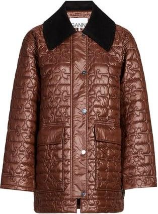 Ganni Veste longue matelass&eacute;e