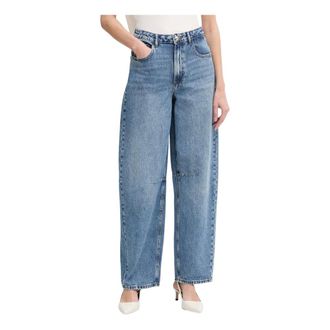 Gaud&igrave; Femme, Jeans, Bleu, Taille: W28 Jean Barrel