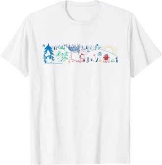 Moomin Color Wintersportspiele T-Shirt