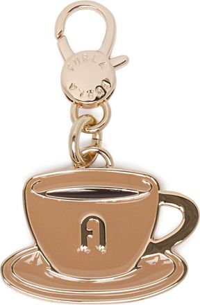 Furla Schl&uuml;sselanh&auml;nger Furla Hashtag Coffee Cup Charm WK00796 MES000 4782S Braun