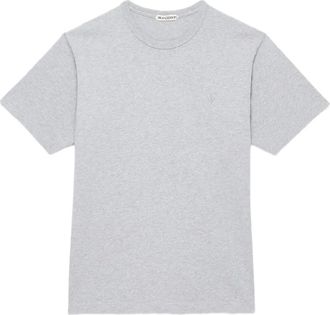 J.W.Anderson Besticktes T-Shirt mit Anker - Grau