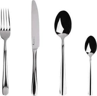 Masterpro 4-teiliges Besteckset (Kochmesser, Gabel, Messer und Löffel) aus Edelstahl MasterPRO