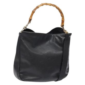 Gucci Pre-owned Cuir sacs-main - Femme - Pre-owned - Noir - Taille: ONE Size