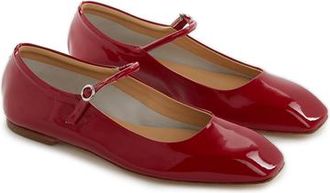 Aeyde Ballerines Uma en cuir verni